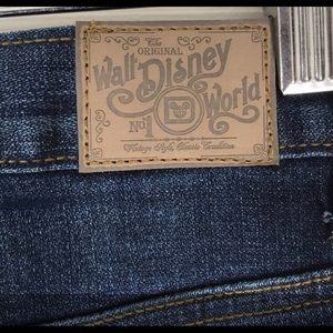 Disney | Jeans | Rare Htf Disney Embroidered Mickey Mouse Jeans Sz8 ...